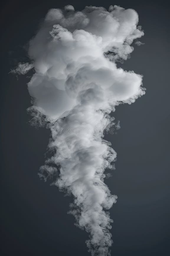 A Cloudy Smoke Emerging from a Chimney Stock Image - Image of pollution, heating: 359698631