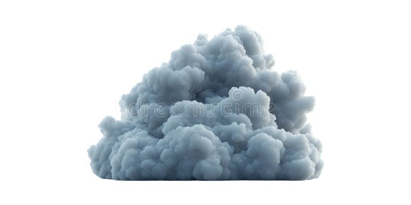 Cloudy Smoke Plume. Atmospheric Pollution and Environmental Impact ...