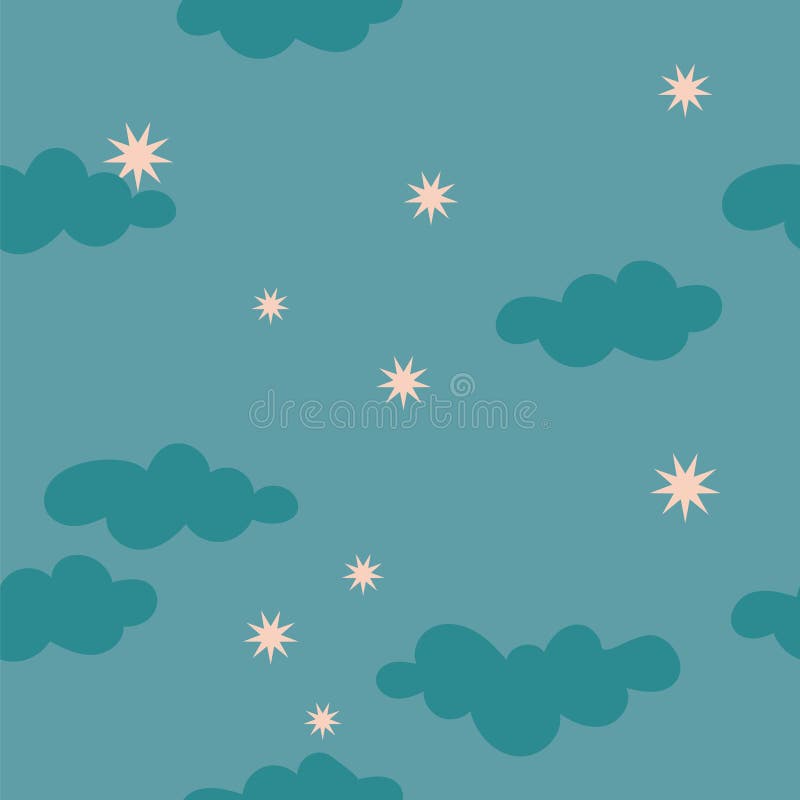 Cloudy sky pattern stock vector. Illustration of white - 24512743
