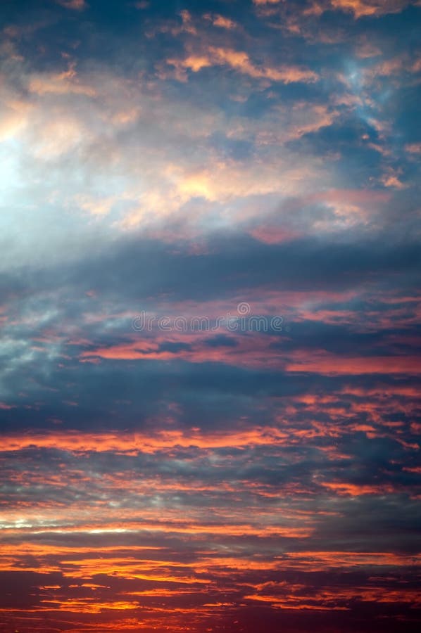 Sunset Clouds stock image. Image of sundown, clouds, sunset - 140497
