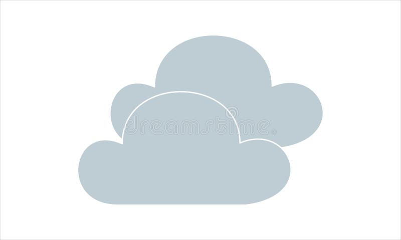 Cloudy Vector Icon Flat Style Graphical Symbol. Stock Vector ... Cloudy Vector Icon Flat Style Graphical Symbol. Stock Vector ...