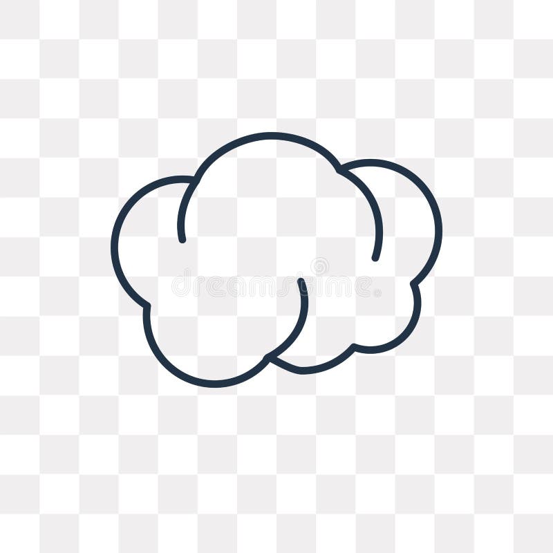 Cloudy Icon Vector Isolated on White Background, Cloudy Sign , Weather ...