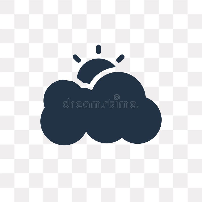 Transparent Weather Icons Partly Cloudy Stock Illustrations – 32 ...