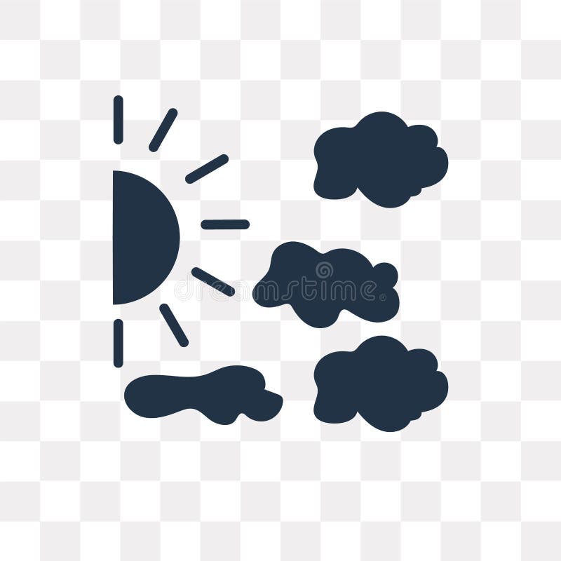 Cloudy Icon Vector Isolated on White Background, Cloudy Sign , Weather ...