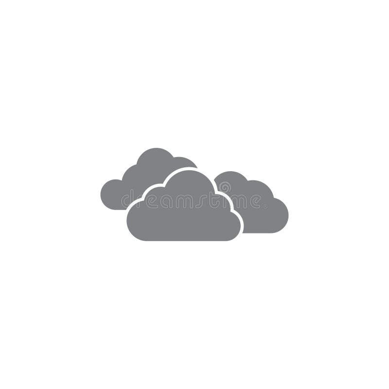 Cloudy Weather Icon Design Templateve Vector Isolated Stock Vector ...