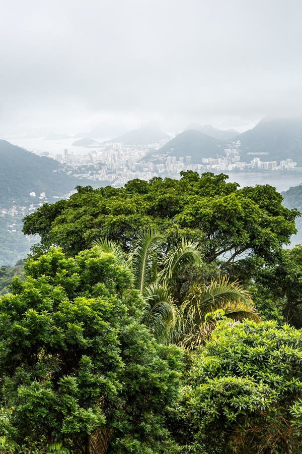 Cloudy Weather in Rio De Janeiro, Brazil Stock Photo - Image of city ...