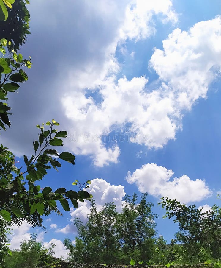 Cloudy Weather during Spring Season Stock Photo - Image of season ...