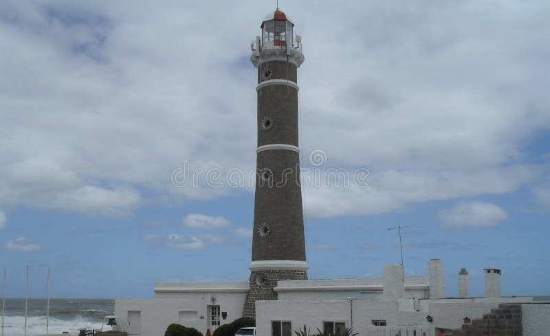 Sunset at the Old Lighthouse in Winter Stock Image - Image of wind ...