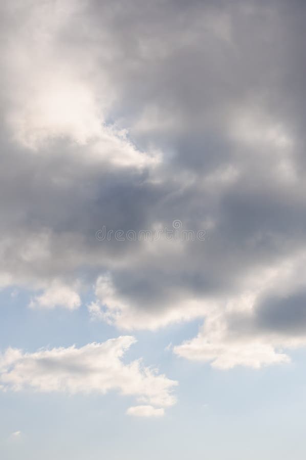 Cloudy winter sky stock image. Image of cumulus, windy - 109141073