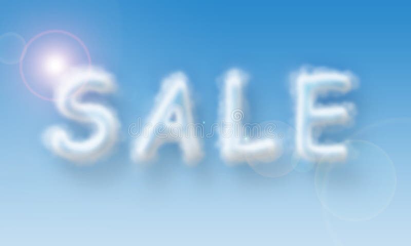 Cloudy word stock illustration. Illustration of symbol - 192080342