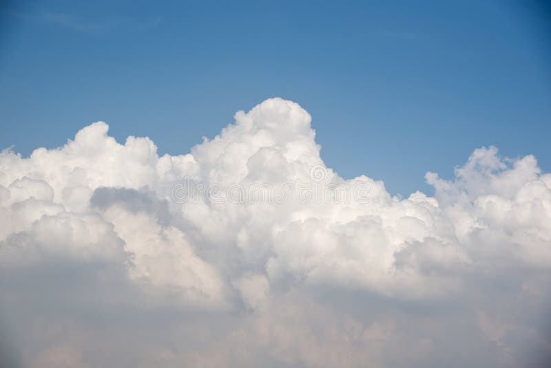 Clound Blue Sky in Sunny Day Stock Photo - Image of sunlight, white ...