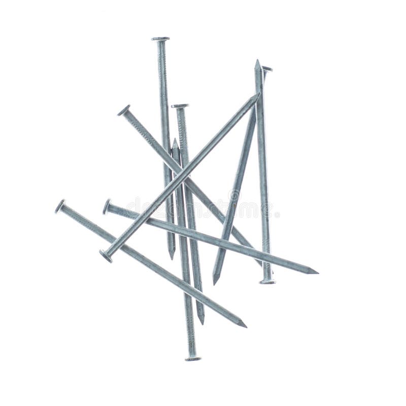 Clous image stock. Image du isolement, menuiserie, travail - 56316363