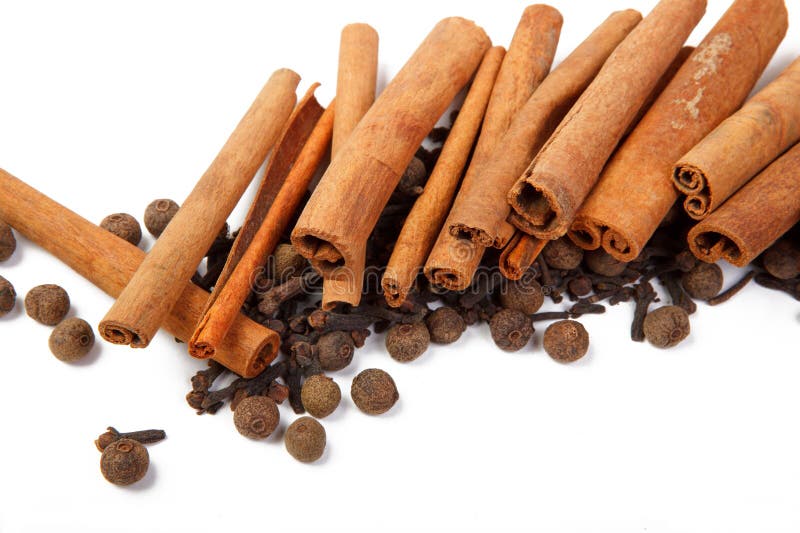 Clove cinnamon and pepper stock photo. Image of seasoning - 62563530