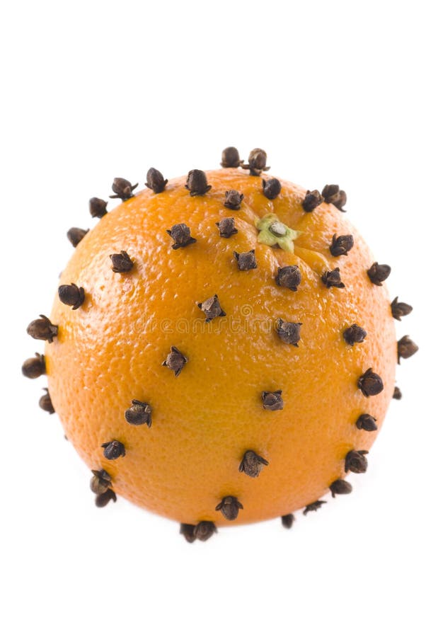 Clove Decorated Orange stock photo. Image of christmas - 16434402