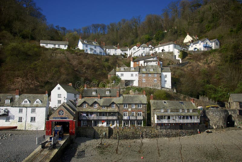 Clovelly, Cornwall, UK editorial photography. Image of cobbles - 51581092