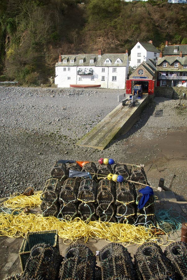 Clovelly, Cornwall, UK editorial photo. Image of harbour - 51581106