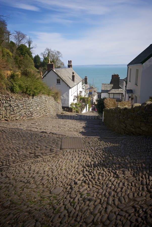 Clovelly, Cornwall, UK editorial photography. Image of chapel - 51581202
