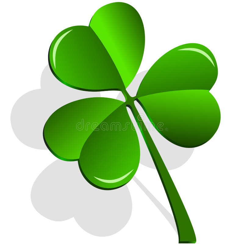 3D clover stock vector. Illustration of decoration, nature - 13183091