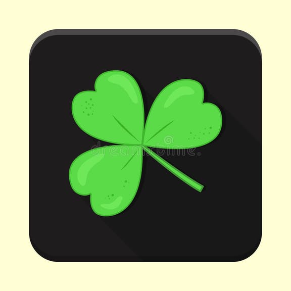 Clover app icon stock illustration. Illustration of design - 371949462