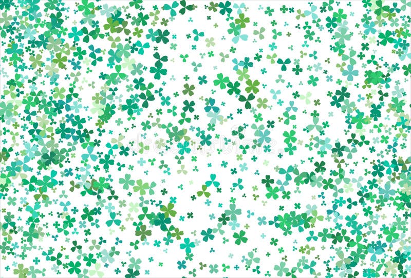 Clover Backdrop. Clover Leaf, St. Patrick Day Background Stock Vector ...