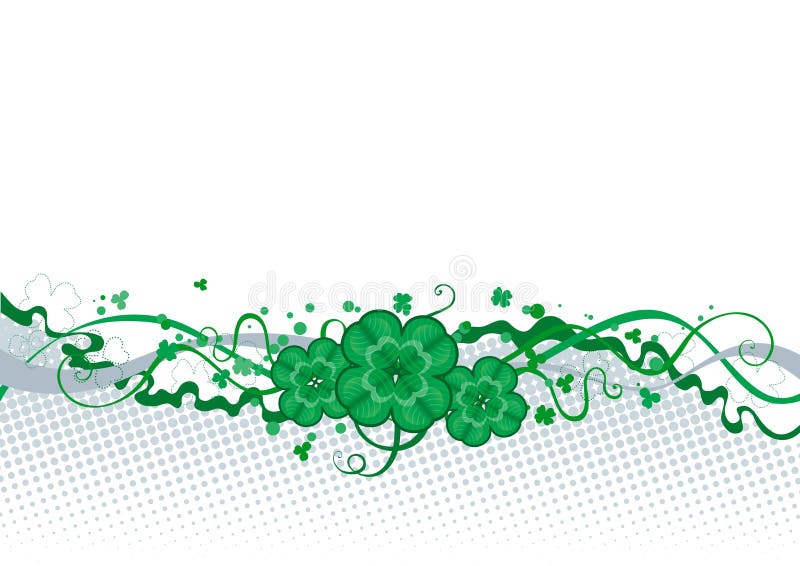 Clover borber stock vector. Illustration of ireland, patrick - 23162319