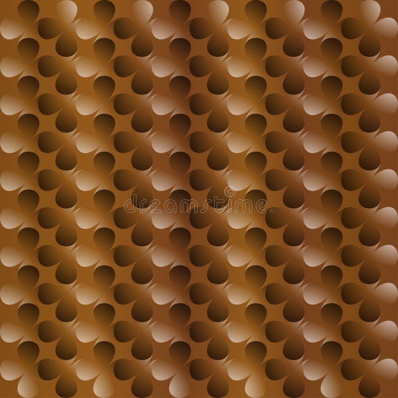 Clover Brown Abstract Background, Stock Vector - Illustration of four ...