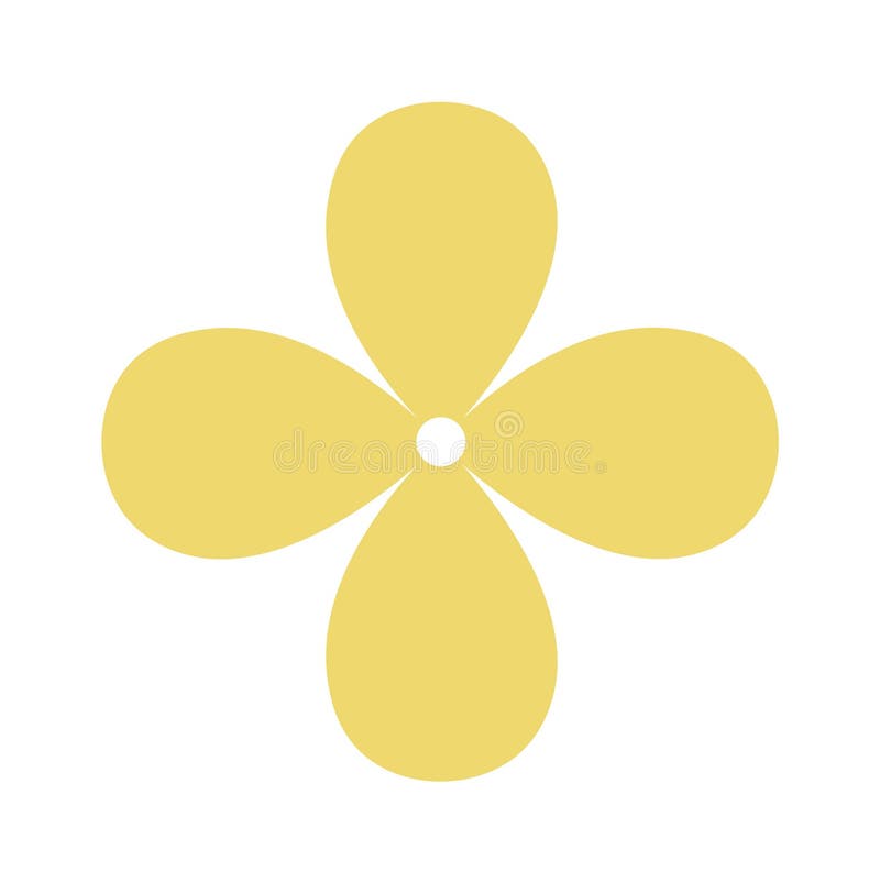 Clover Flower Icon stock vector. Illustration of leaf - 275430032