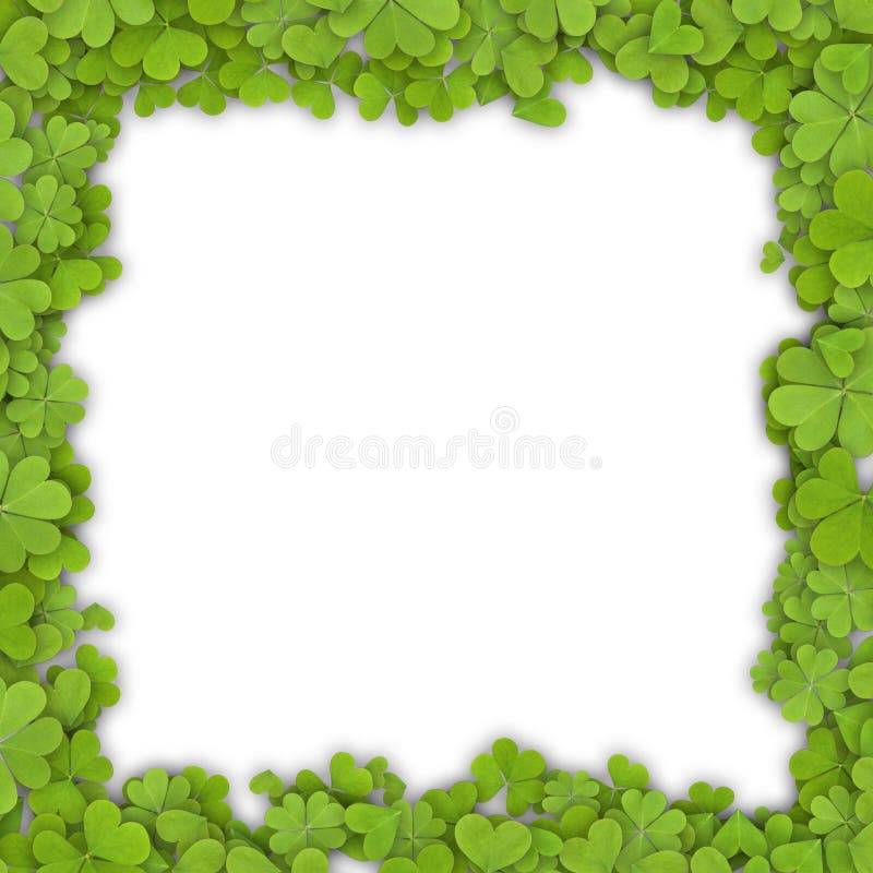 Clover frame stock illustration. Illustration of design - 21482842