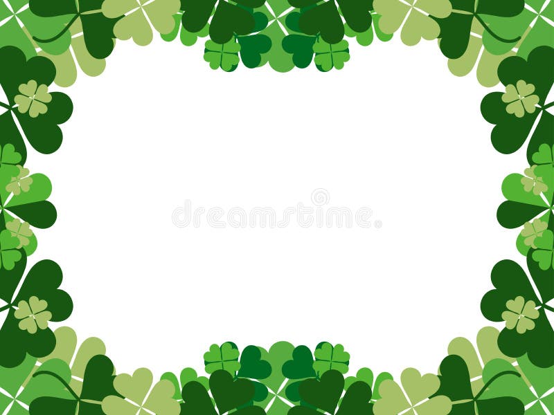 Shamrock Borders Stock Illustrations – 120 Shamrock Borders Stock ...