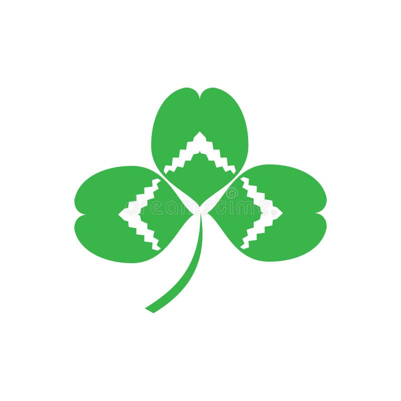 Clover Icon on Background for Graphic and Web Design. Simple Vector ...