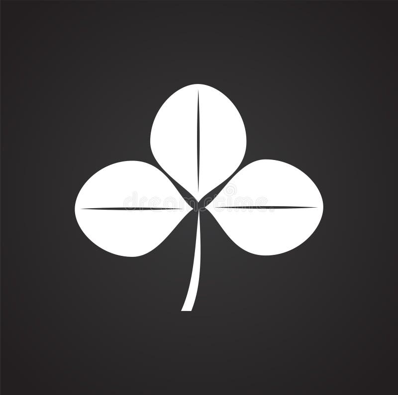 Clover Icon on Background for Graphic and Web Design. Simple Vector ...