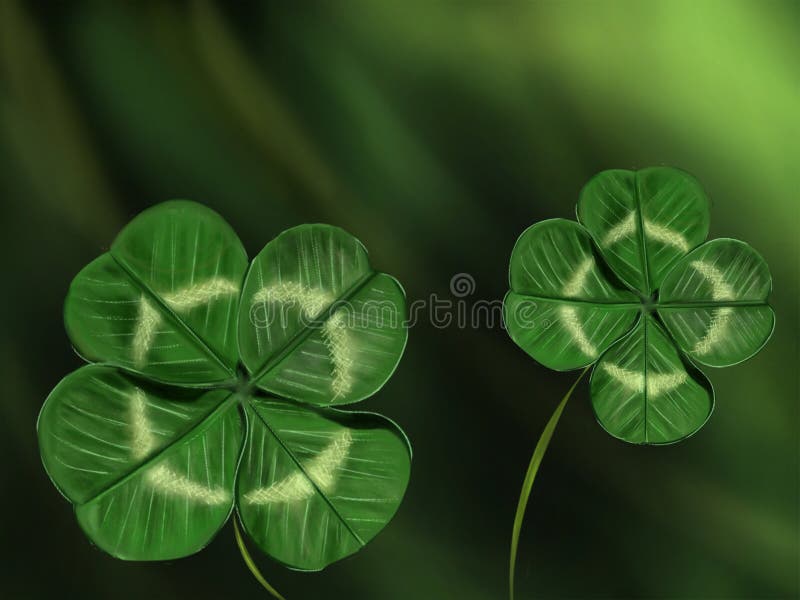 Clover illustration stock illustration. Illustration of wrapping ...
