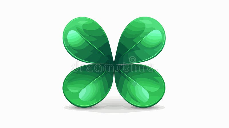 Clover and Infinity Vector Icon Cartoon Illustration Stock Vector ...