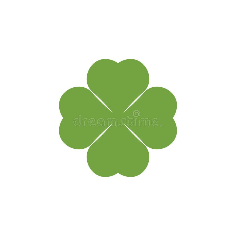 Clover Leaf Clip Art Graphic Design Template Stock Vector ...