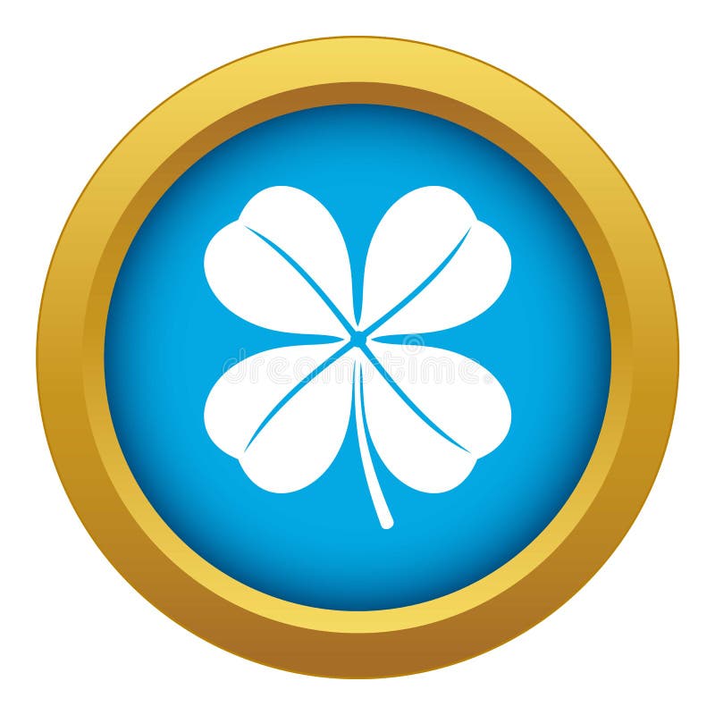 Clover Leaf Icon, Simple Style Stock Vector - Illustration of black ...