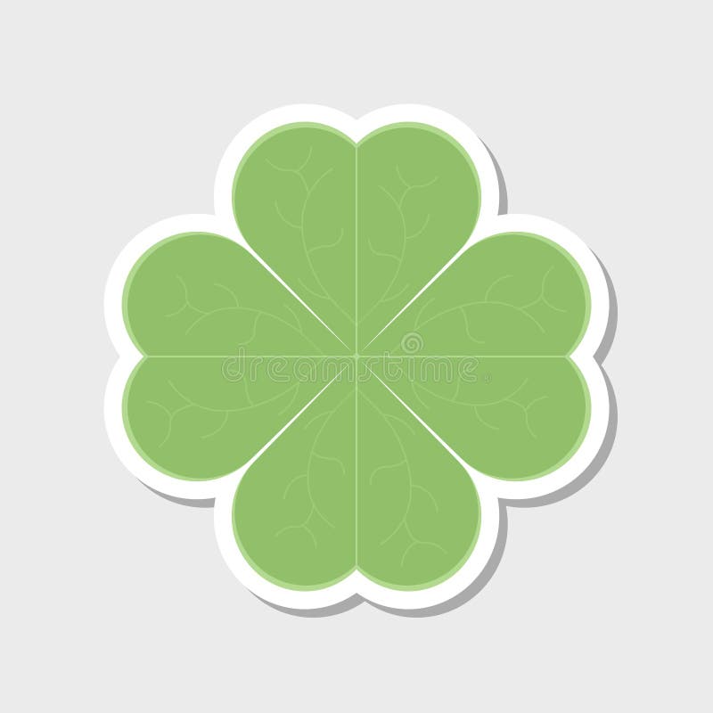 Clover Sticker Stock Illustrations – 3,999 Clover Sticker Stock ...
