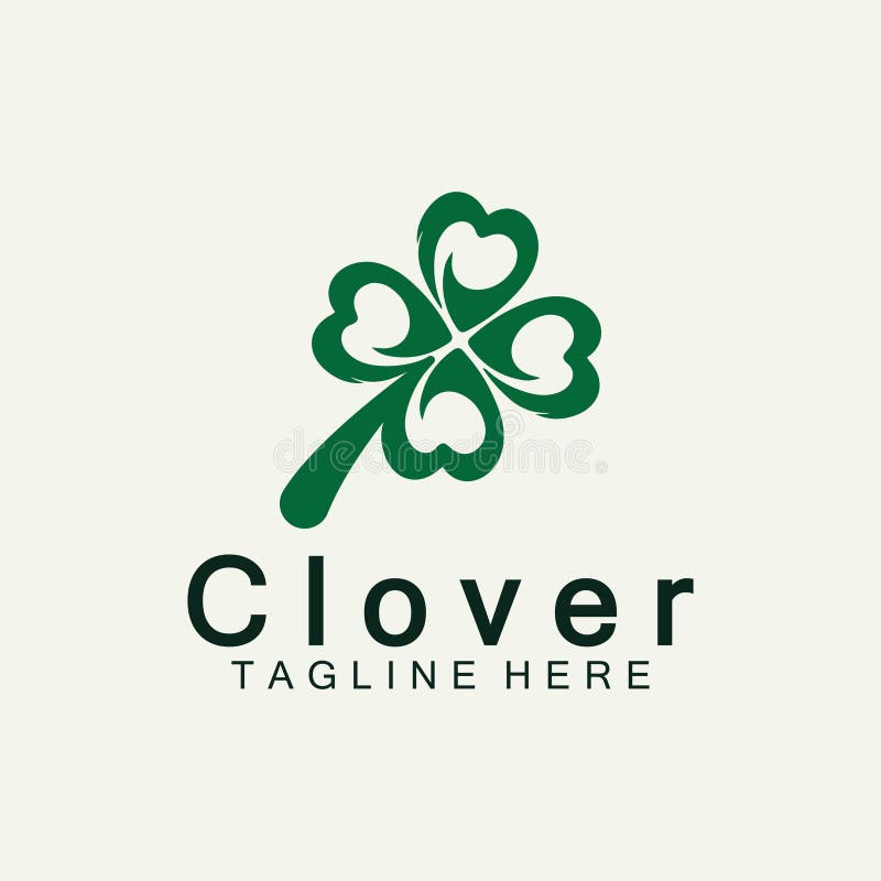 Clover Leaf Logo Template Design Stock Vector - Illustration of element ...