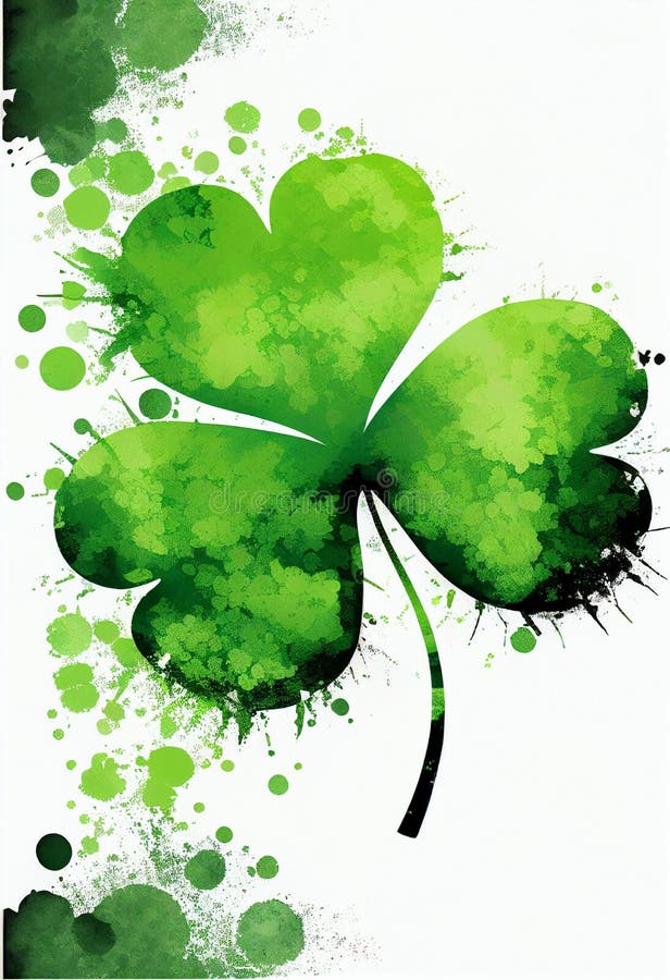 Clover Leaf - Symbol of St. Patrick S Day Stock Illustration ...