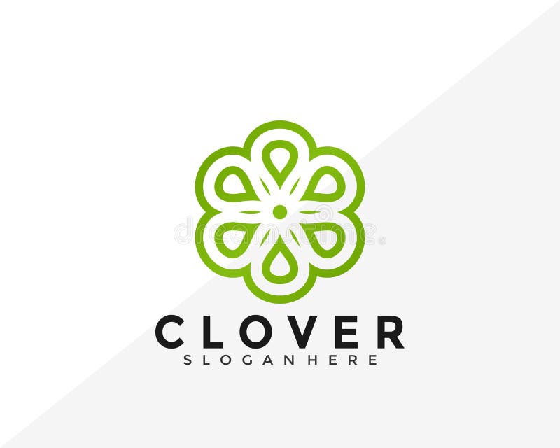 Clover Logo Design. Creative Idea Logos Designs Vector Illustration Template Stock Vector ...