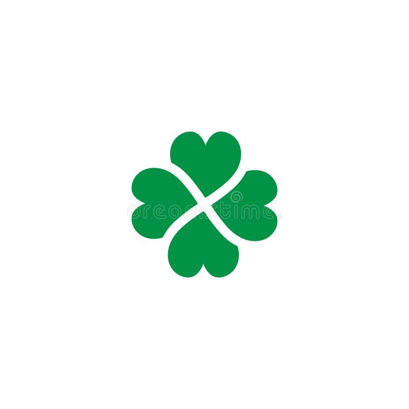 Clover Logo Template Vector Symbol Stock Vector - Illustration of green ...