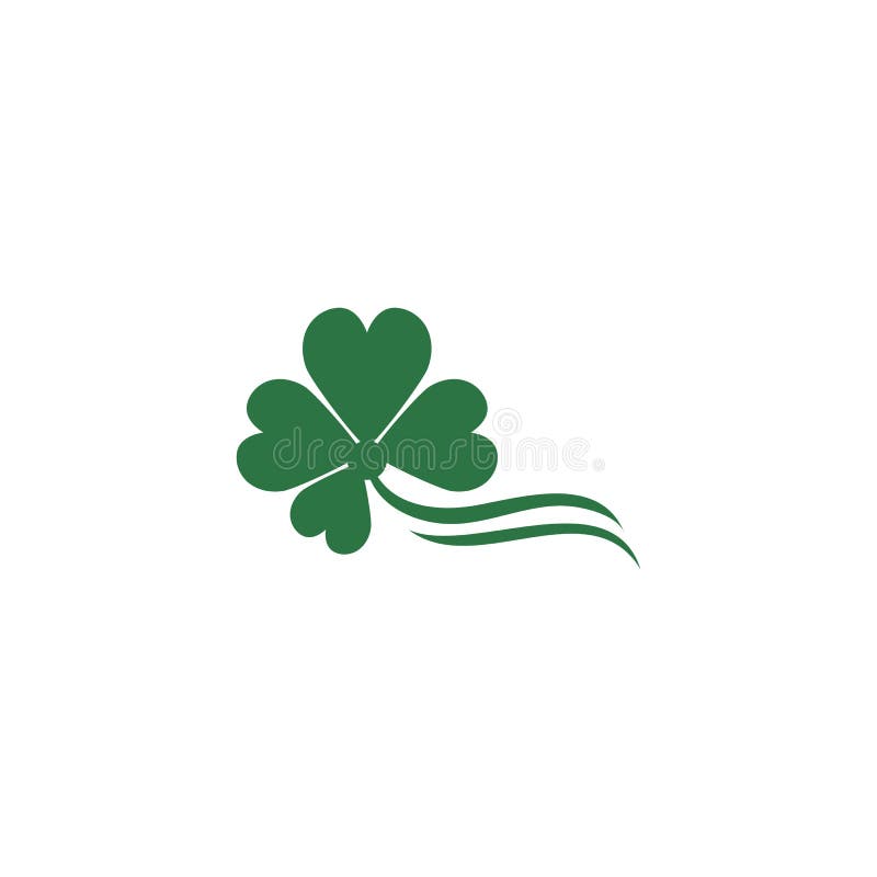 Clover Logo Template Vector Symbol Stock Vector - Illustration of ...