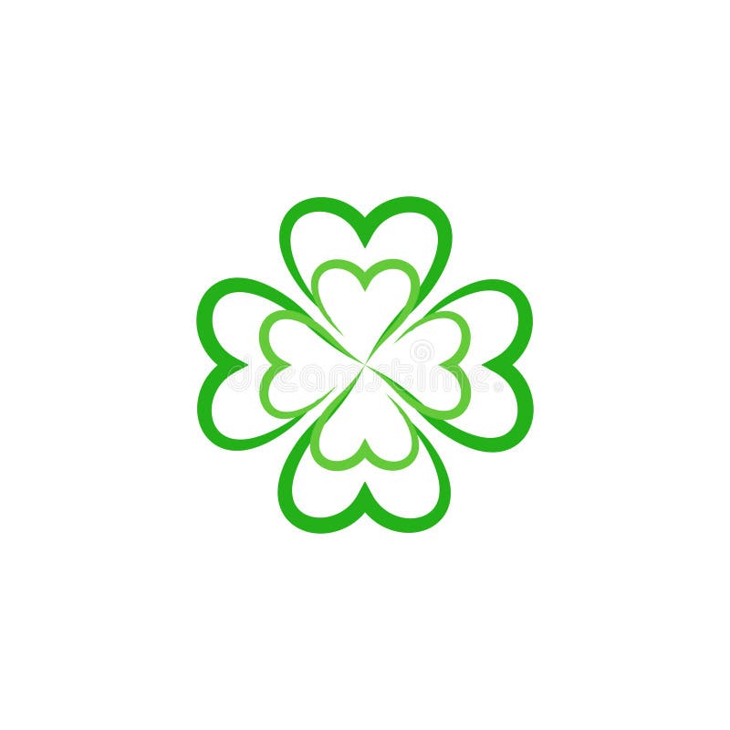 Clover Logo Vector Template Nature and Symbol Stock Vector ...