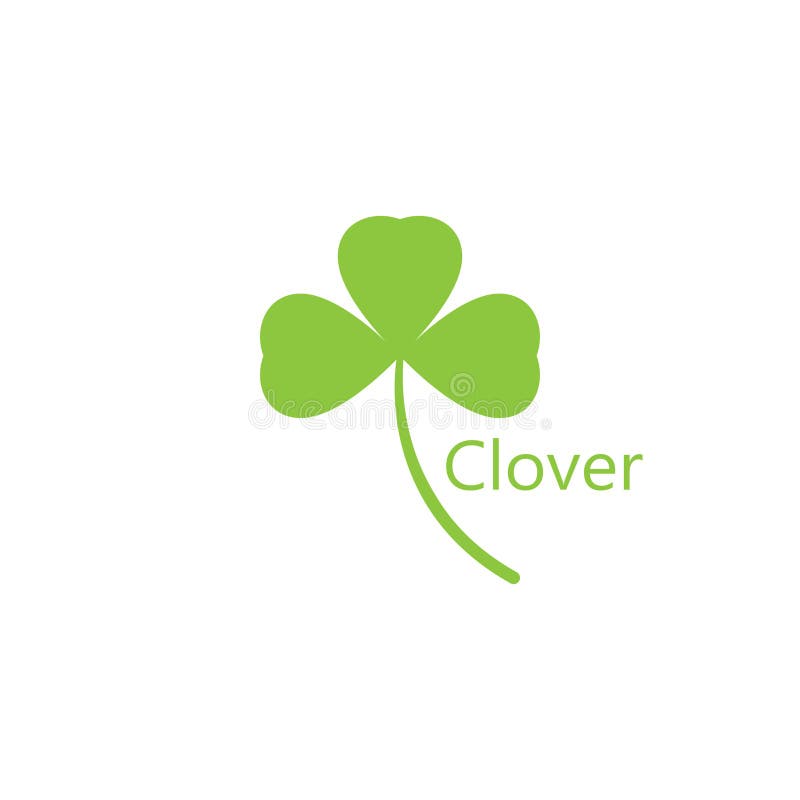 Clover Logo Vector Template Nature and Symbol Stock Vector ...
