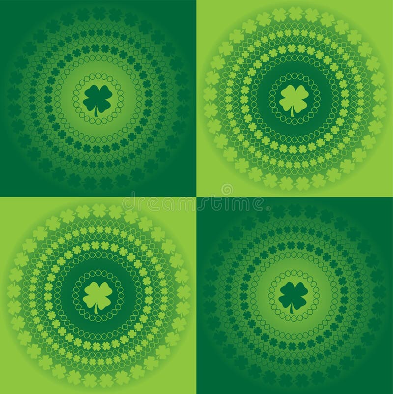 Clover Pattern stock illustration. Illustration of checkered - 23750467