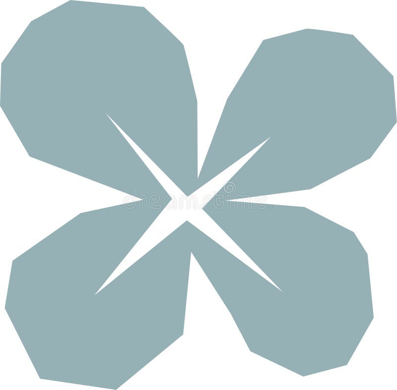 Clover Plant Paper Cut Shape Stock Vector - Illustration of shape ...