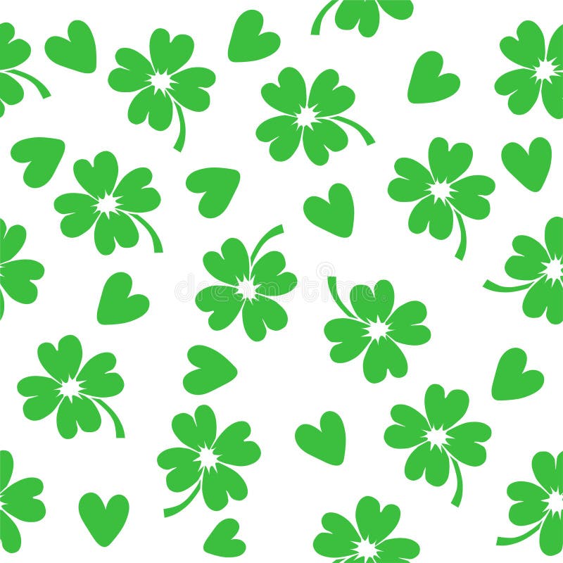 Clover Seamless Pattern. Vector Illustration Stock Vector ...