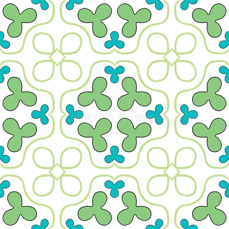 Clover seamless texture stock vector. Illustration of luck - 14112024