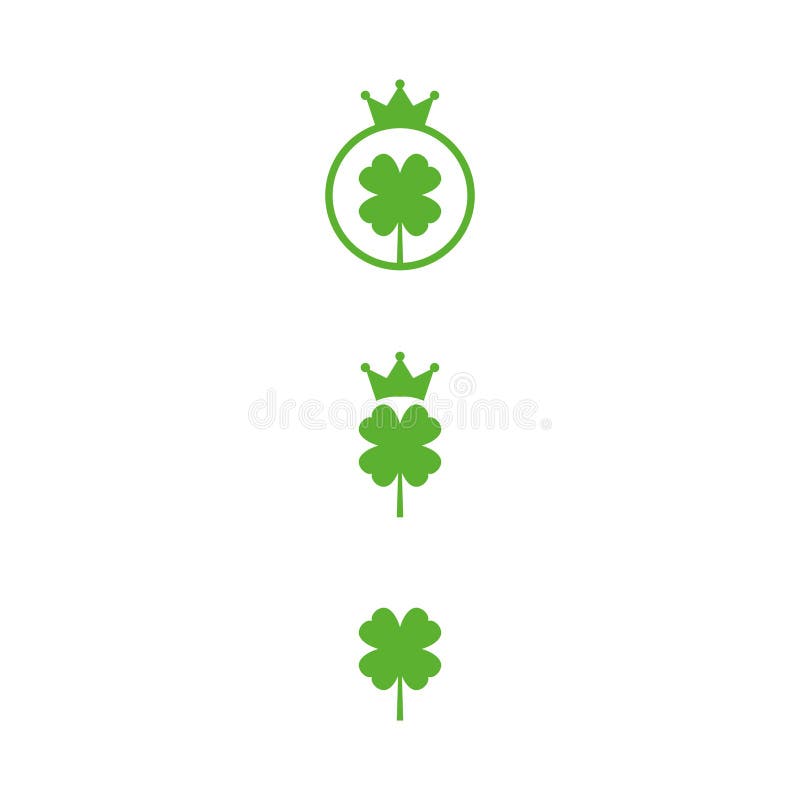 Clover 2 stock vector. Illustration of green, icon, shape - 283212831