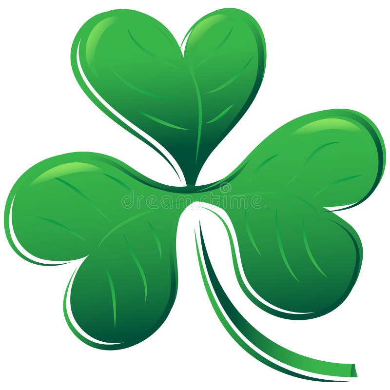 Irish Flag Four Leaf Clover