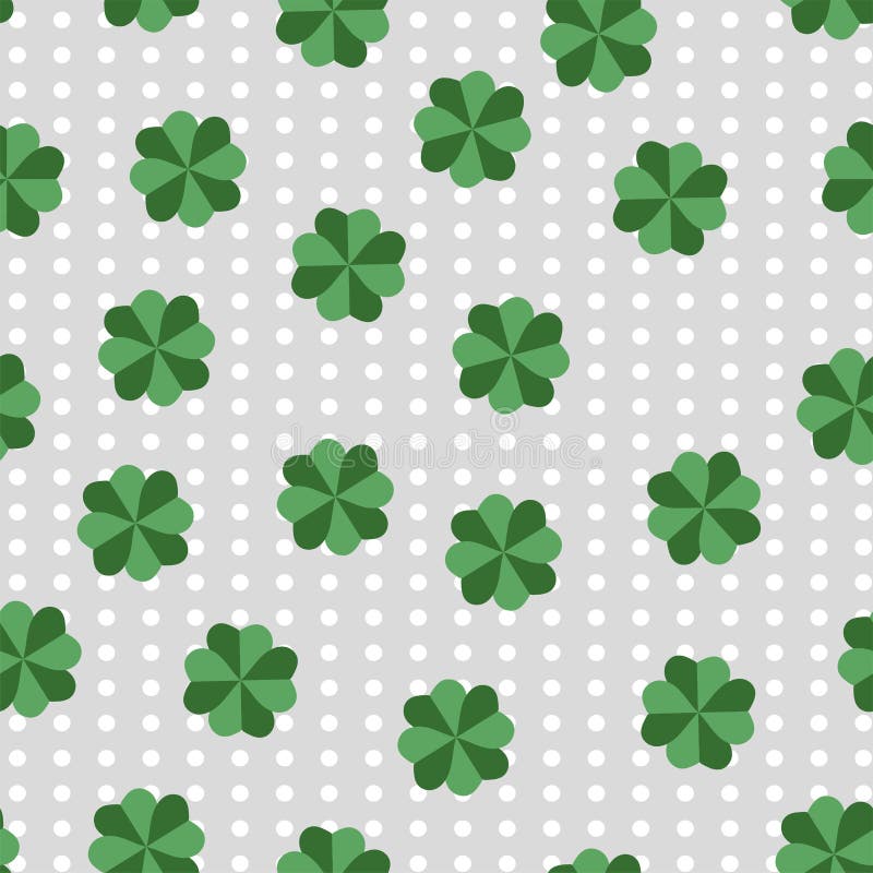 Clover Repeat Pattern Stock Illustrations – 2,106 Clover Repeat Pattern ...